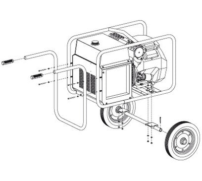Châssis manuel Mosa CTM 10 – SEV